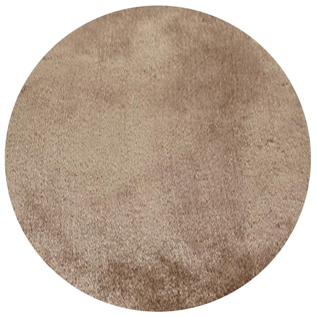 Conceptum Hypnose Kusový koberec Milano - Mink, Béžová Rozměr koberce: 90 cm KRUH