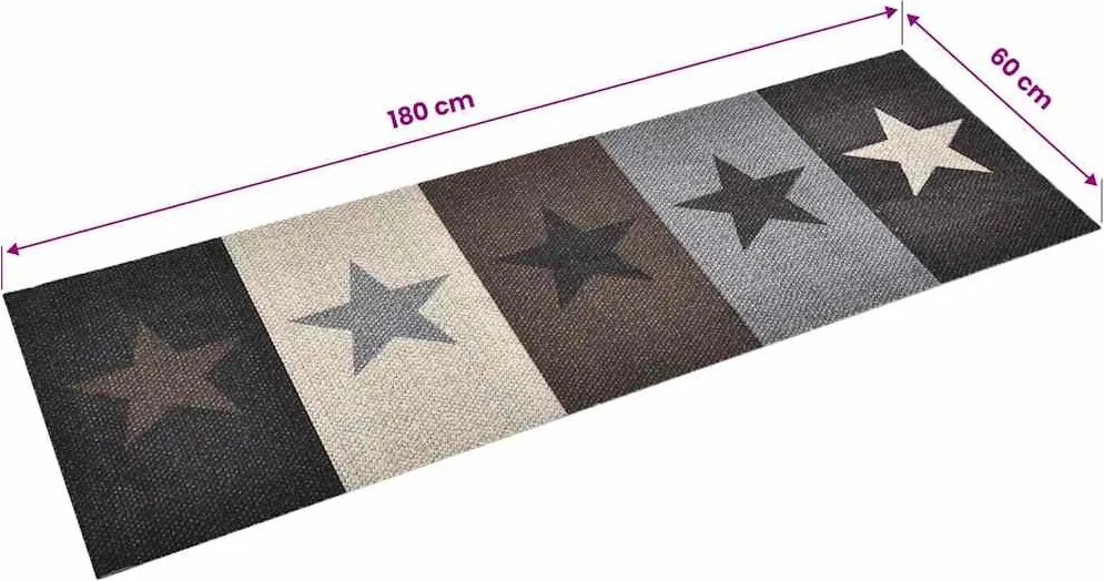 Kuchyňský koberec pratelný Hvězdy 60 x 180 cm 315962