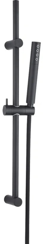 Laveo Pretto, sprchový sloup 70cm s ruční sprchovou hlavicí, černá matná, LAV-NLP_71A2