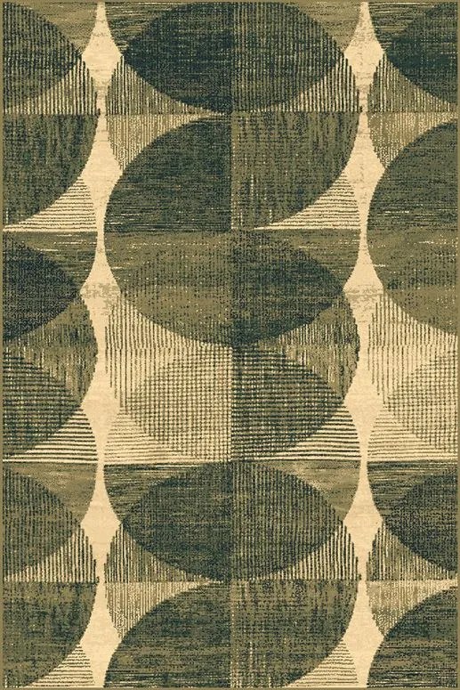 Kusový koberec vlněný Dywilan Omega Fado Jadeit zelený Rozměr: 170x235 cm
