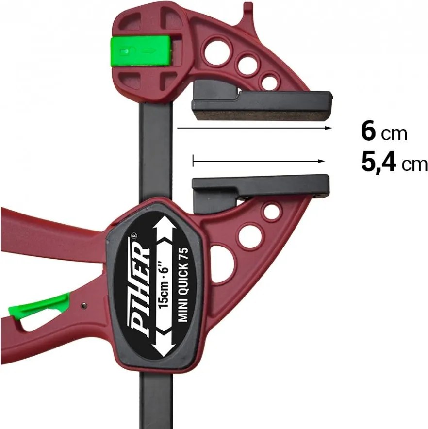 Piher | Jednoruční rychlosvěrka - Mini Quick -150 mm Délka: 300 mm
