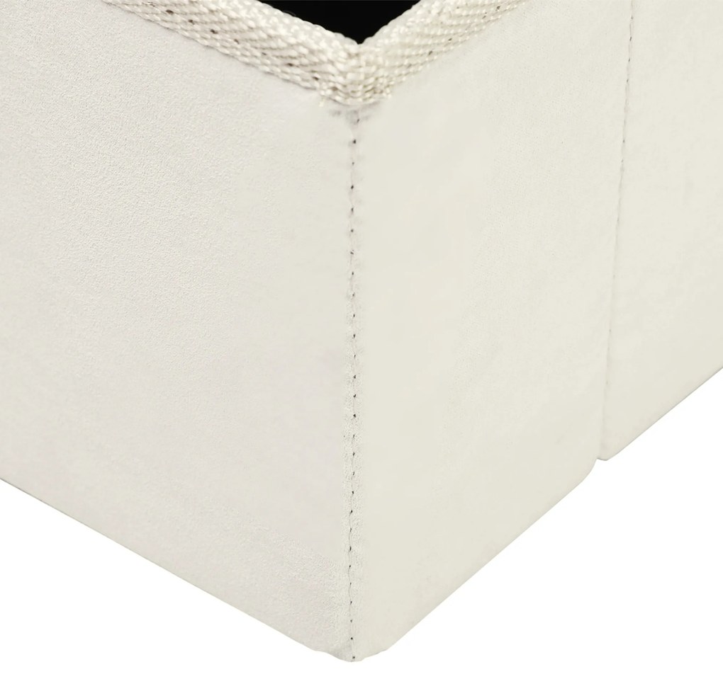 PawHut schody pro domácí mazlíčky skládací schody pro kočky schody pro psy 3 stupně s úložným prostorem pro kočky a psy MDF Bílá 40x54x48cm