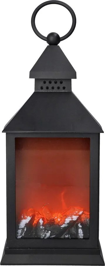 Černý LED krb – Dakls
