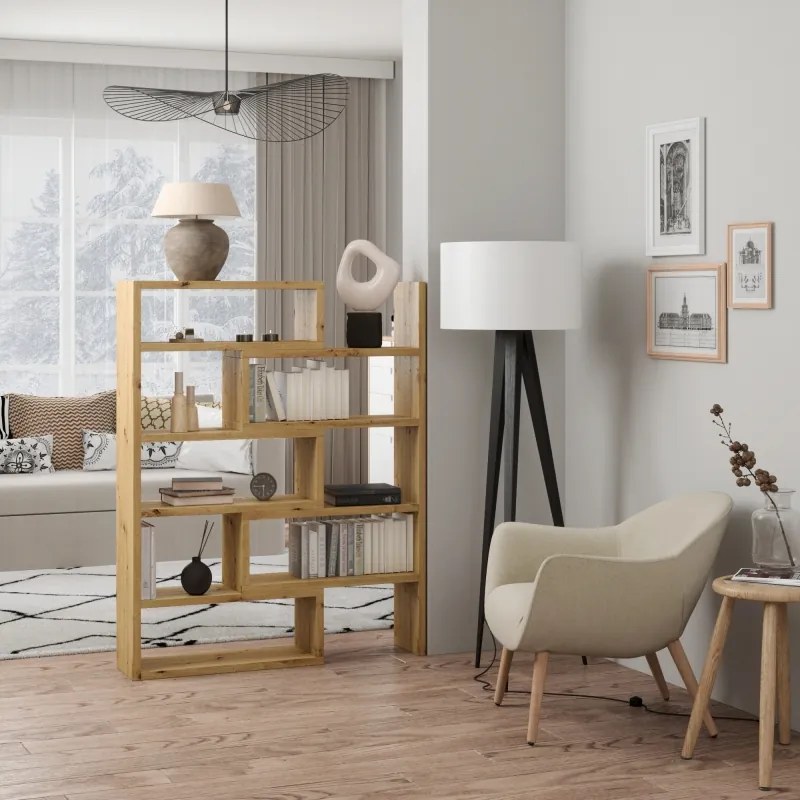 Regál KARDAL barevné varianty dub artisan