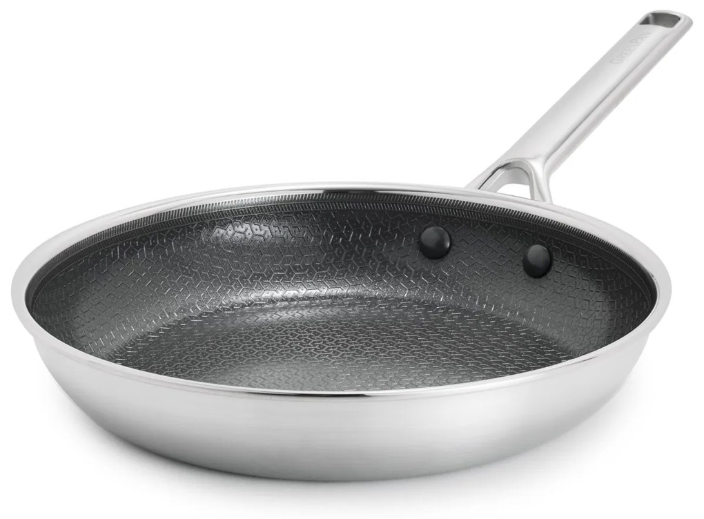 GreenPan Nerezová pánev s hybridním keramickým nepřilnavým povrchem Thermobond, kolekce Apex, 24 cm CC010195-001