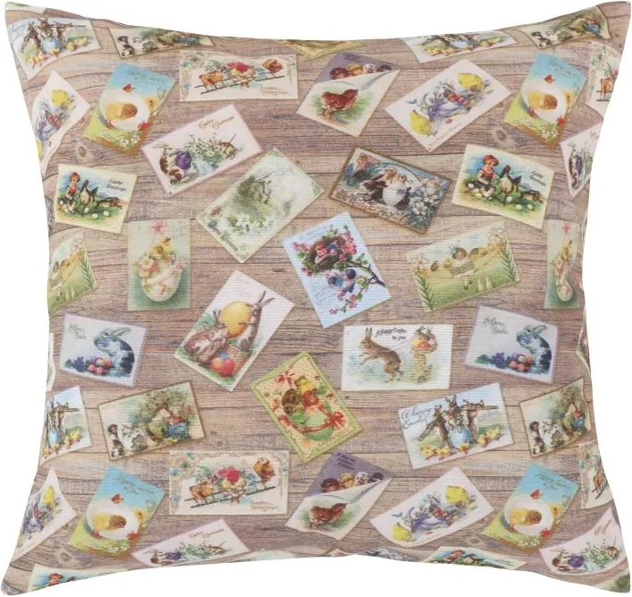 Bellatex Polštářek EMA - Velikonoce Žlutá 45x45 cm