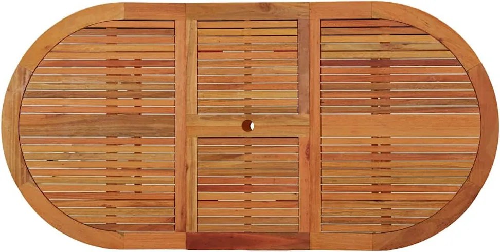 Zahradní stůl 200 x 100 x 75 cm masivní eukalyptové dřevo 316072