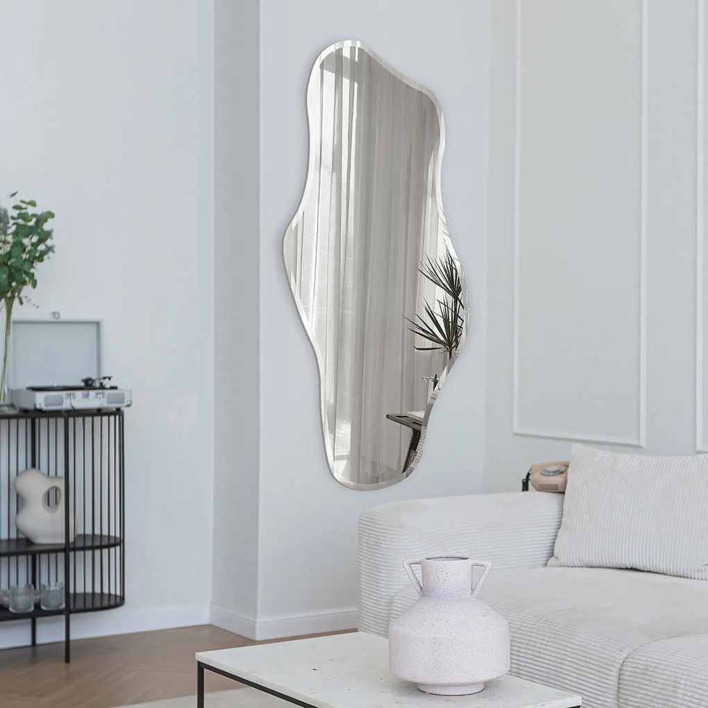 Atypické zrcadlo Pure s fazetou R19