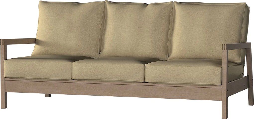 Potah na pohovku IKEA  Lillberg 3-místná nerozkládací barva zelená látka pletený vzor