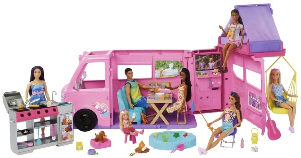 Barbie Karavan snů se stanem HRJ78