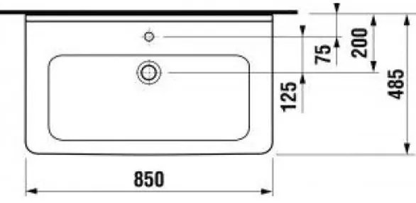Jika Cubito Pure Umyvadlo 85 cm, Jika perla