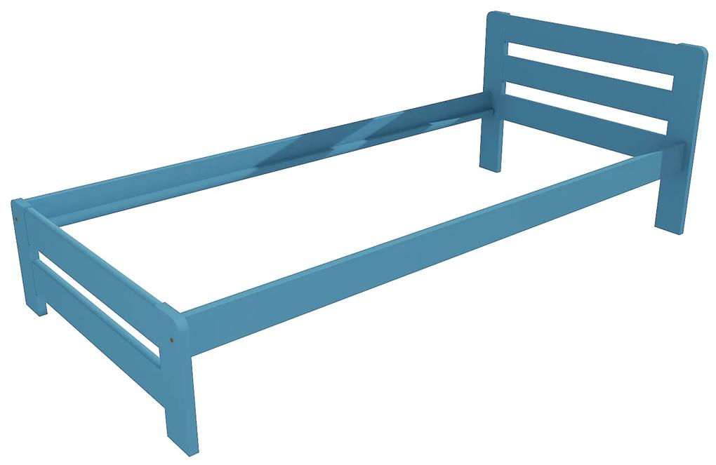 Vomaks Jednolůžková postel VMK002B Rozměr: 100 x 200 cm, Barva: barva modrá