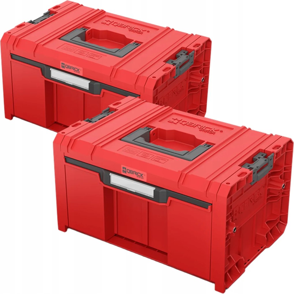 Qbrick System Pro Drawer1 Toolbox2.0 BasicRedUltraHDCustom box x2