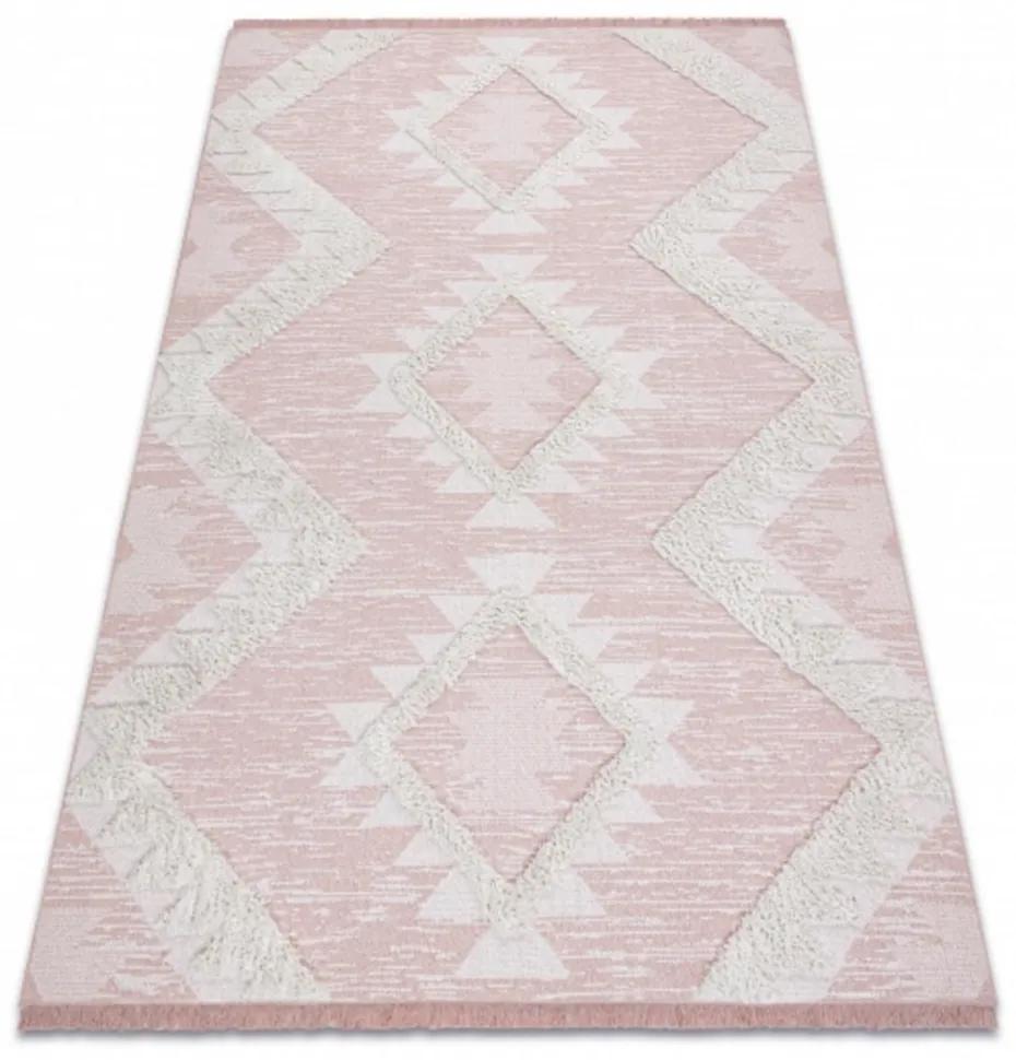 Kusový koberec Romba růžový 175x270cm
