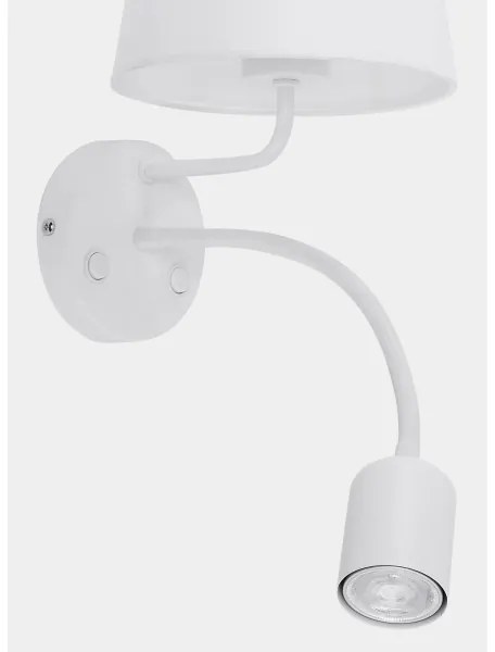 Nástěnná lampa MAJA 1xE27/15W/230V + 1xGU10/10W/230V bílá