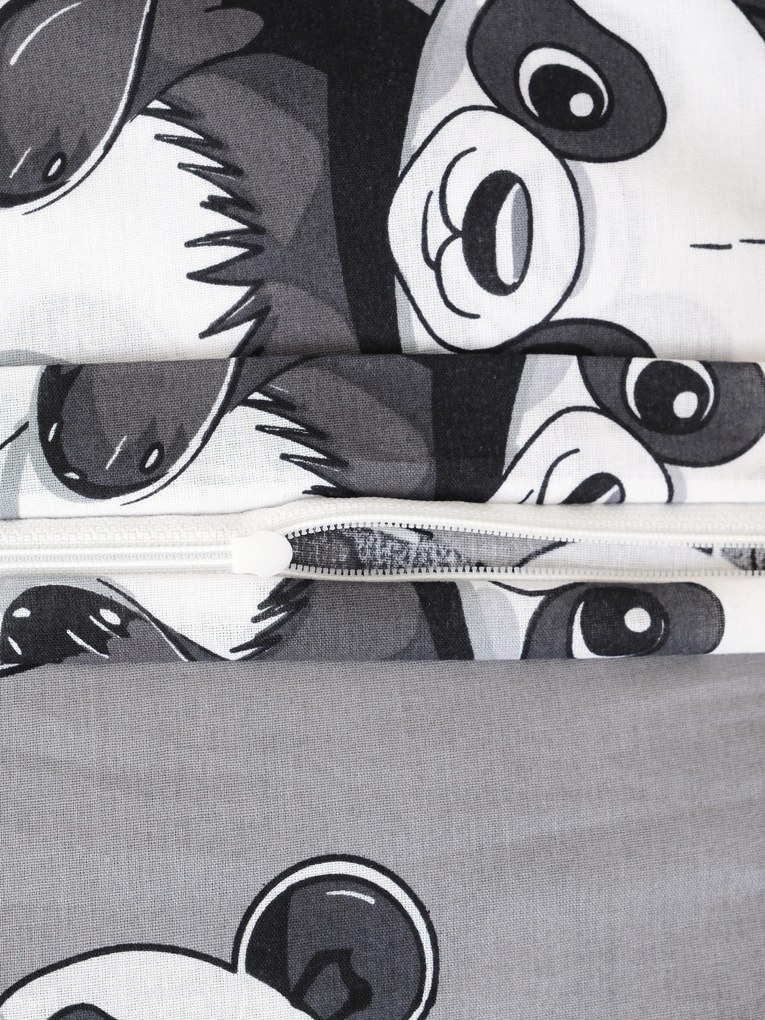 MK Lůžkoviny Bavlněný povlak na polštář Renforcé 50 x 70 cm - Panda
