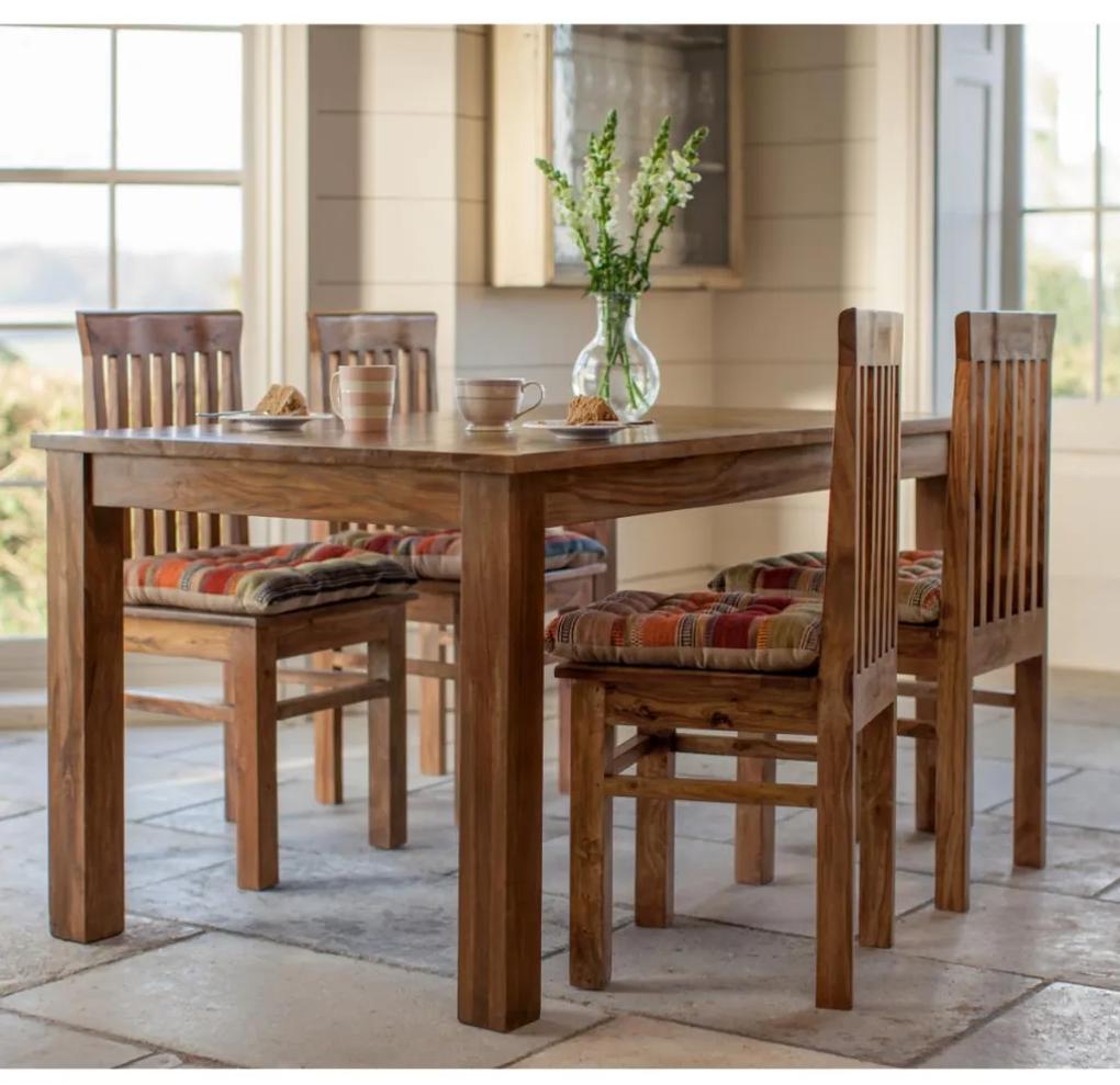 Furniture-nabytek - Jídelní set 175cm + 4 židle + lavice - Kanvar