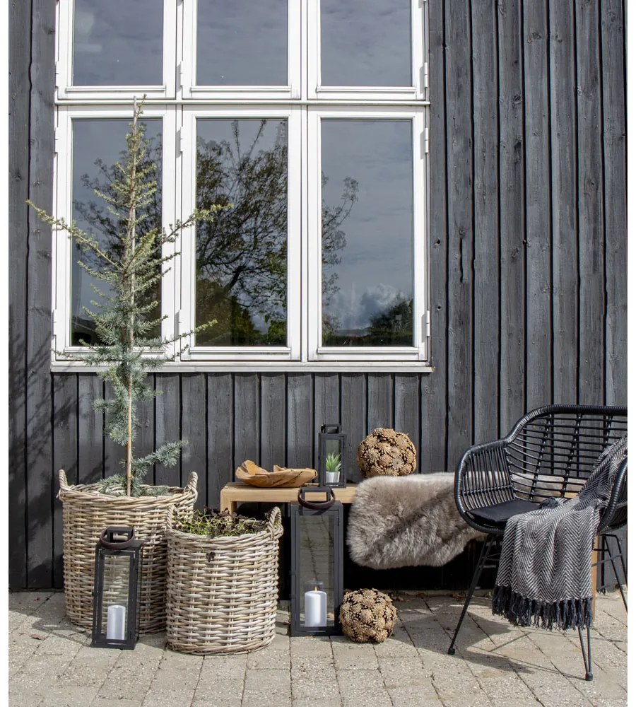 House Nordic Set 2 proutěných květináčů INDO 4401100