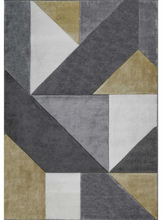 Kusový koberec Warner 4205A žlutý Varianta: 60x110 cm