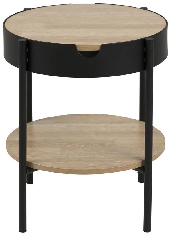Bighome - Konferenční stolek TIPTON 45 cm, přírodní