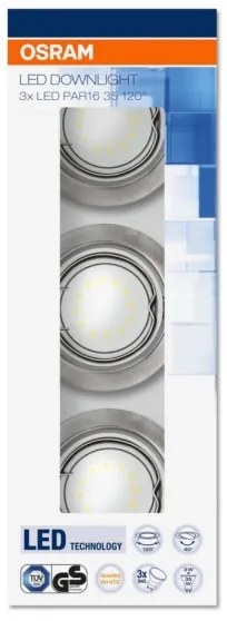 Osram - SADA 3x LED Podhledové svítidlo 3xGU10/3W/230V