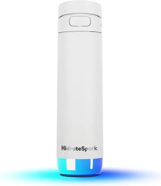 HidrateSpark PRO 2 chytrá lahev s brčkem, 621 ml bílá