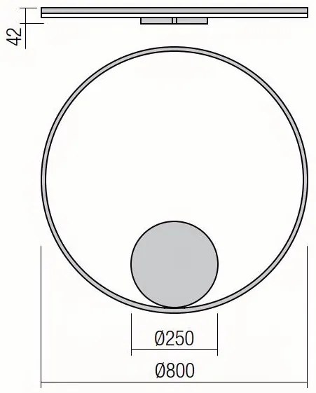 Světla a lustry REDO GROUP Designové LED světlo ORBIT 01-1709-TRIAC Stmívání: Dali