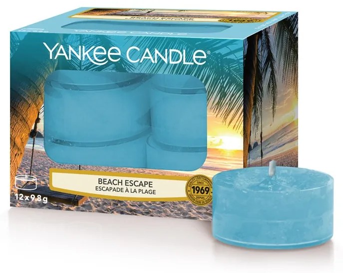 YANKEE CANDLE BEACH ESCAPE VONNÁ SVÍČKA ČAJOVÁ