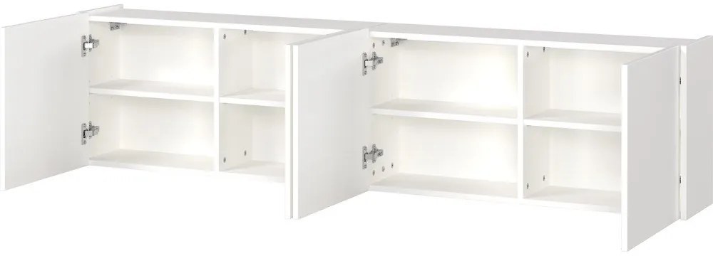 Bílý TV stolek 183x45 cm Piana – Germania