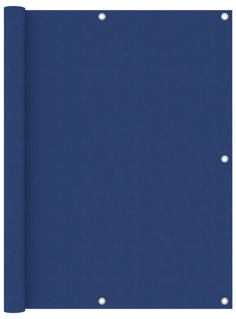 Balkónová zástěna modrá 120 x 500 cm oxfordská látka