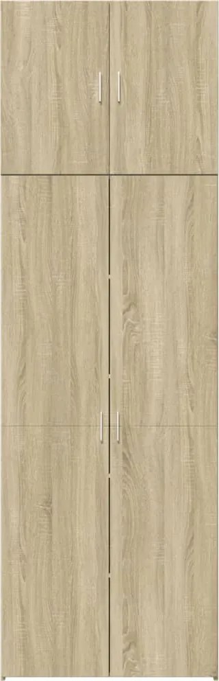 Skříň highboard dub sonoma 80 x 42,5 x 249 cm kompozitní dřevo 3281366