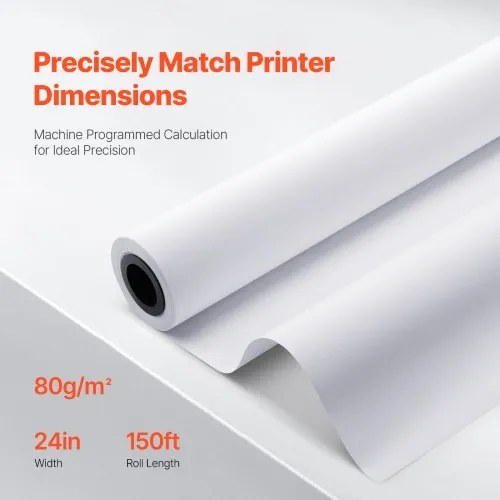 Velkoformátový papírový plotr Papír 6 rolí 61 cm × 45,7 m CAD Bond role