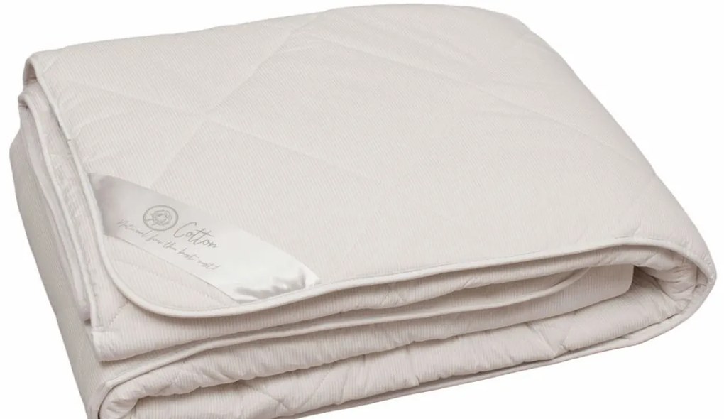 COMCO COTTON Comfort Přikrývka, 140x200 cm s přírodním bavlněným rounem