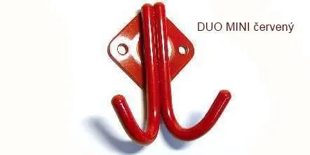 kovový věšák DUO MINI Varianta: DUO mini červená