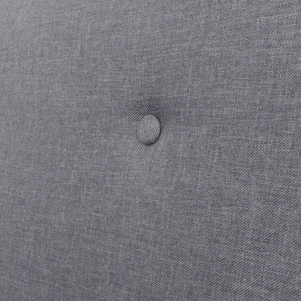 Sedací souprava 2 kusy textil světle šedá 272220