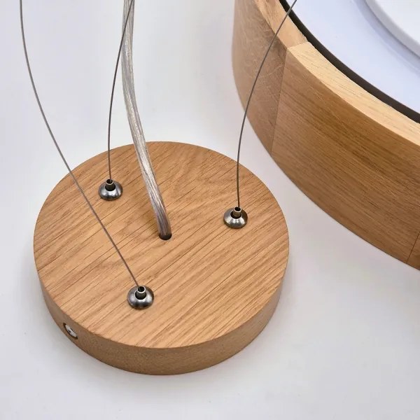 Brilagi - LED Lustr na lanku CARVALHO 2xE27/15W/230V dub pr. 37 cm