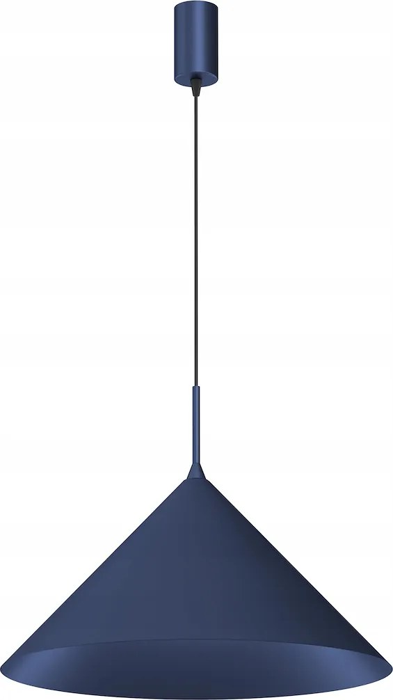 Závěsná lampa Capital Navy Blue Ø46 cm 1xGX53
