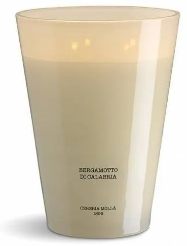 Cereria Mollá Vonná svíčka se 4 knoty Cereria Molla Bergamotto di Calabria, 3,5 kg, krémová