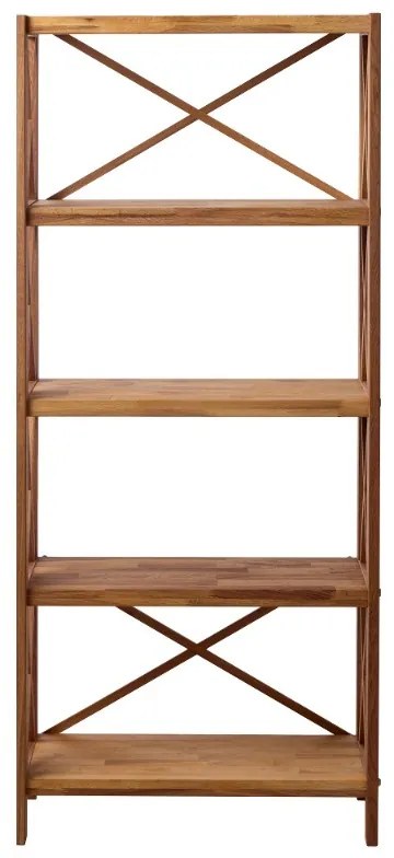 Designový regál Walworth 161 cm přírodní dub