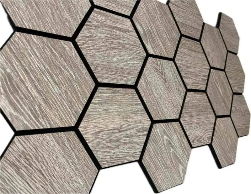 Akustický panel Hexagon SLAN-604 872x579x10mm šedý