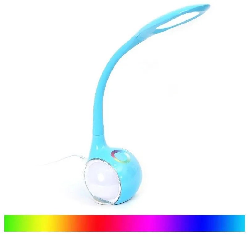 LED RGB Stmívatelná stolní lampa LED/7W/230V modrá