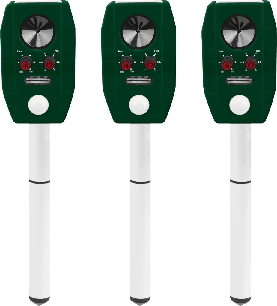 Parkside® Sada solárních odpuzovačů zvířat Ptus 1 B2, 3dílná
