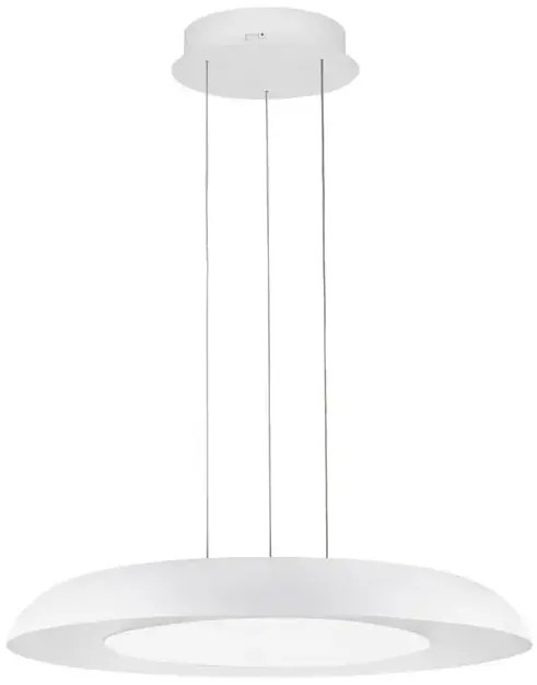 LED stmívatelný bílý designový lustr Epos