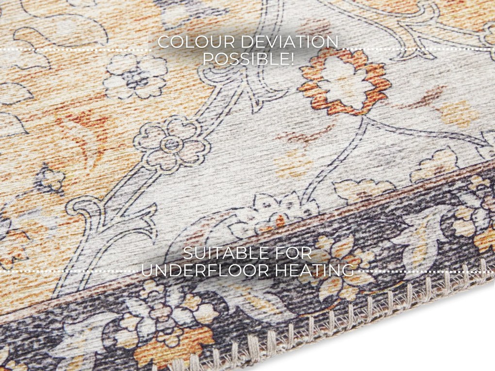 ELLE Decoration, Kusový koberec Imagination 104206 Honey/Yellow z kolekce Elle, 80x150, žlutá, obývací pokoj