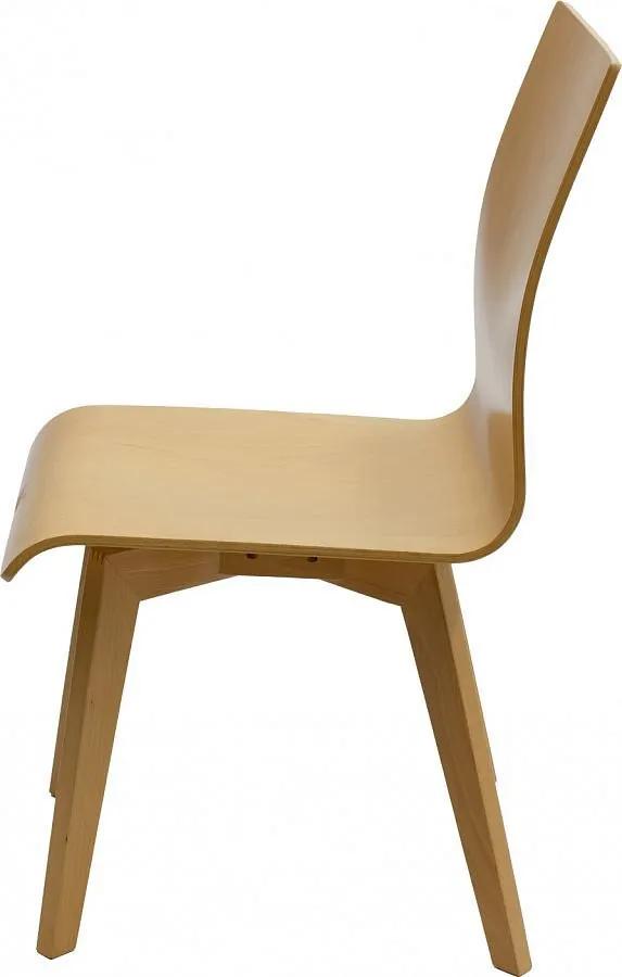 Bradop Dřevěná jídelní židle SASKIE I Z153, buková | Provedení: B - Bílá