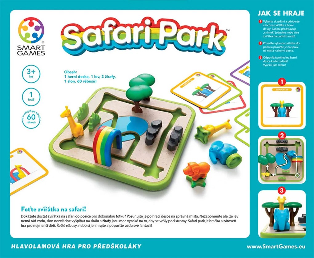 MINDOK HRA Smart Safari Park 60 rébusů mn554