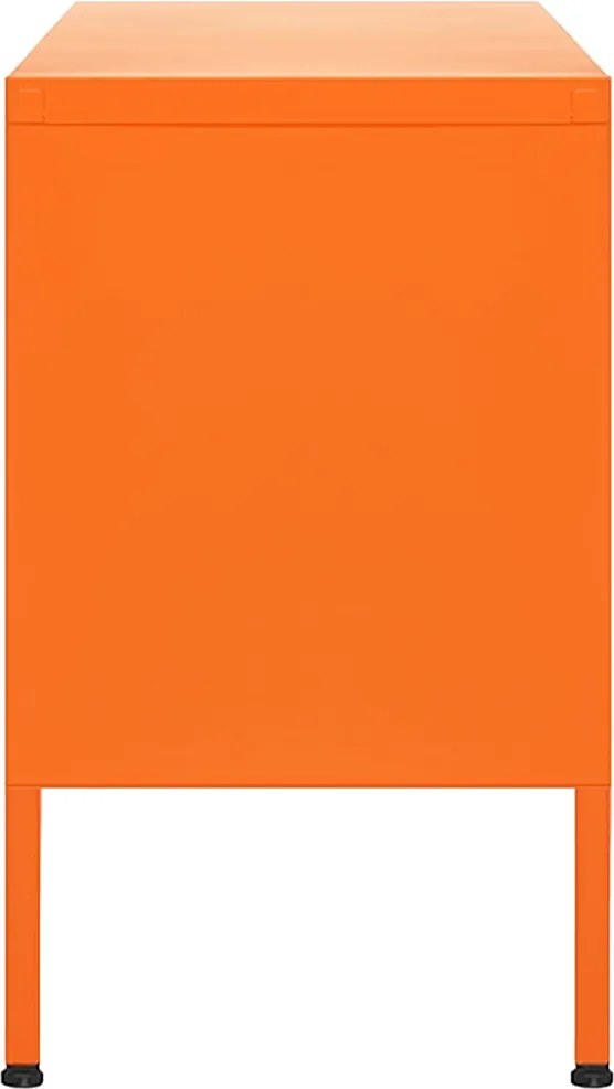 TV skříňka oranžová 105 x 35 x 50 cm ocel 336228