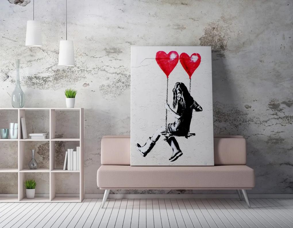 Obraz na plátně Love swing WY01 50x70 cm