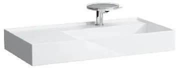 Laufen Kartell - Umyvadlo 900x460 mm, s 1 otvorem pro baterii, SaphirKeramik, bílá H8103390001111