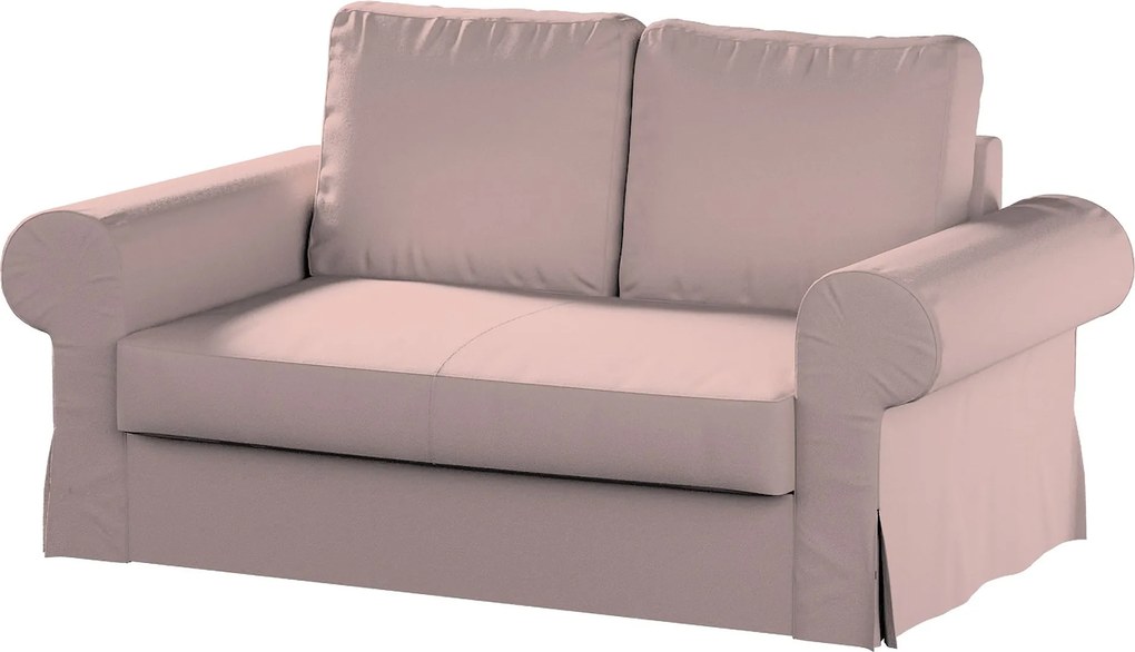 Potah na pohovku IKEA Backabro 2-místná, rozkládací barva růžová látka pletený vzor